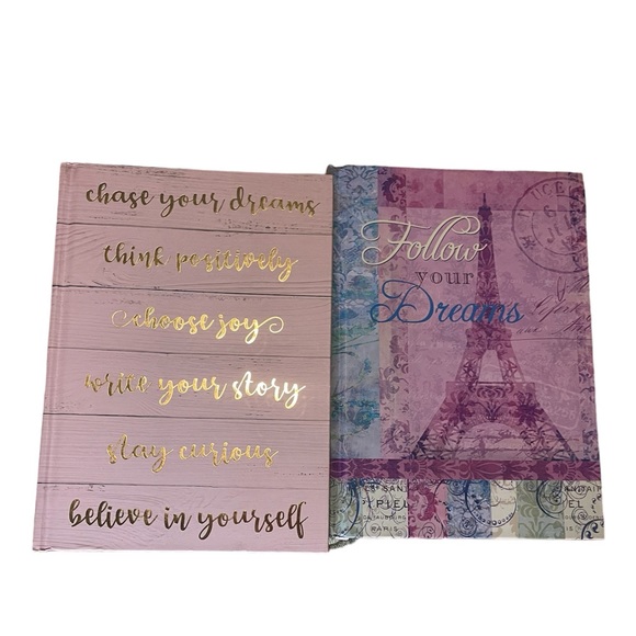 Source Unknown | Office | New Unused Bundle Of Two Book Bound Journals ...